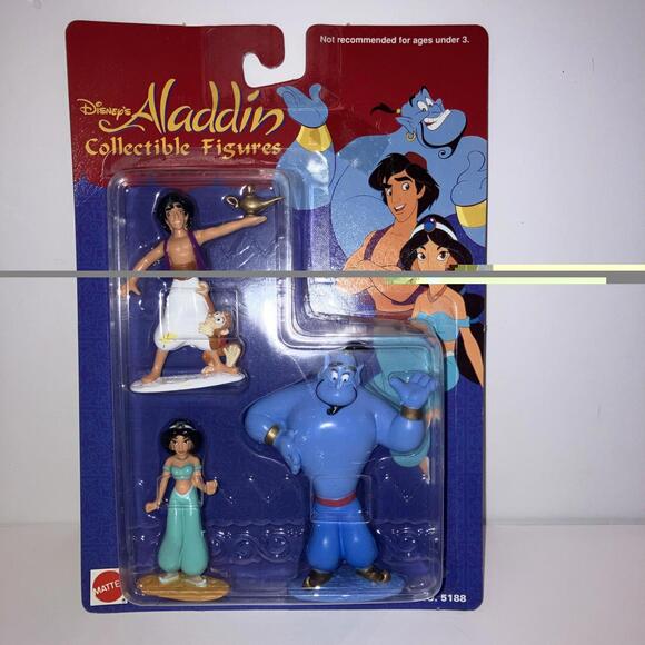 Disney | Toys | Vintage 93 Disneys Aladdin Figures Aladdin Jasmine ...